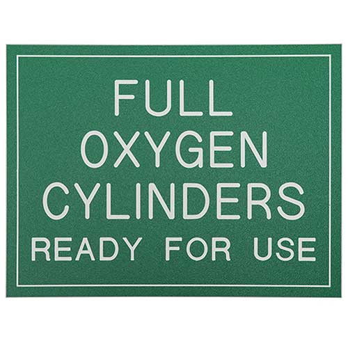 Veterinary Dental Office Sign | FULL OXYGEN CYLINDERS - READY FOR USE