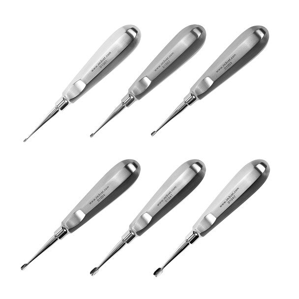 iM3 6 Piece Winged Elevator Set l Veterinary Dental Instruments