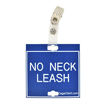 Veterinary Dental Clip-Its Cage Tag | No Neck Leash